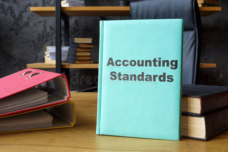 Accounting Standards Book in an Office. Financial Compliance. Stock ...