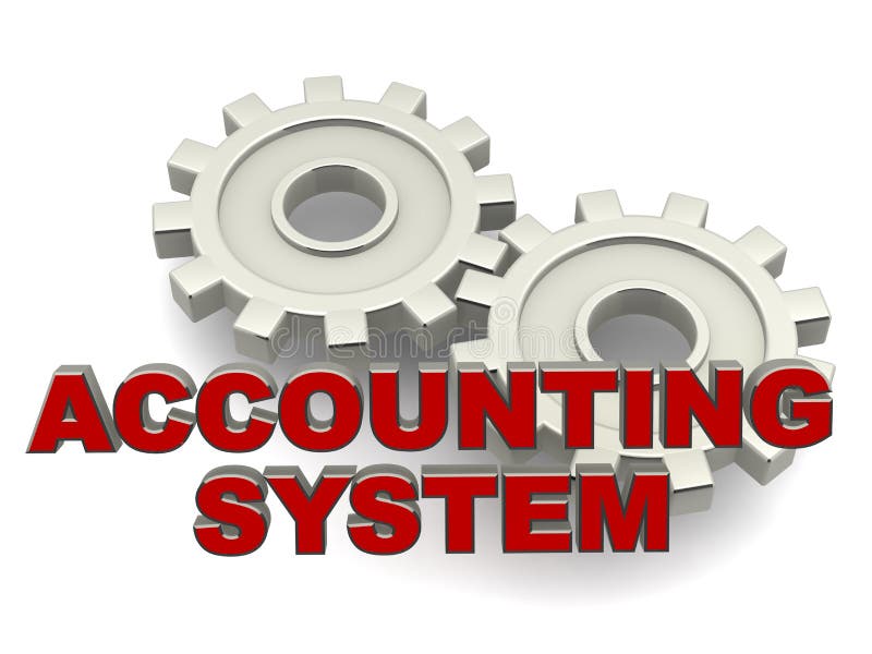 Accounting system stock illustration. Illustration of gear - 29362166