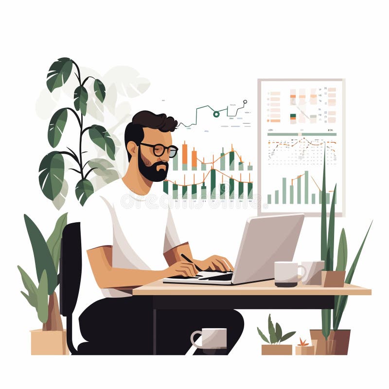 Accounting Vector Flat Minimalistic Isolated Illustration Stock Vector ...