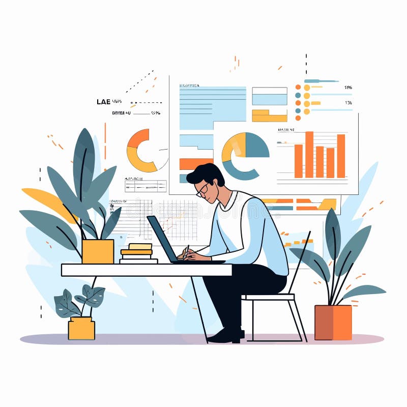 Accounting Vector Logo Background Stock Vector - Illustration of binder ...