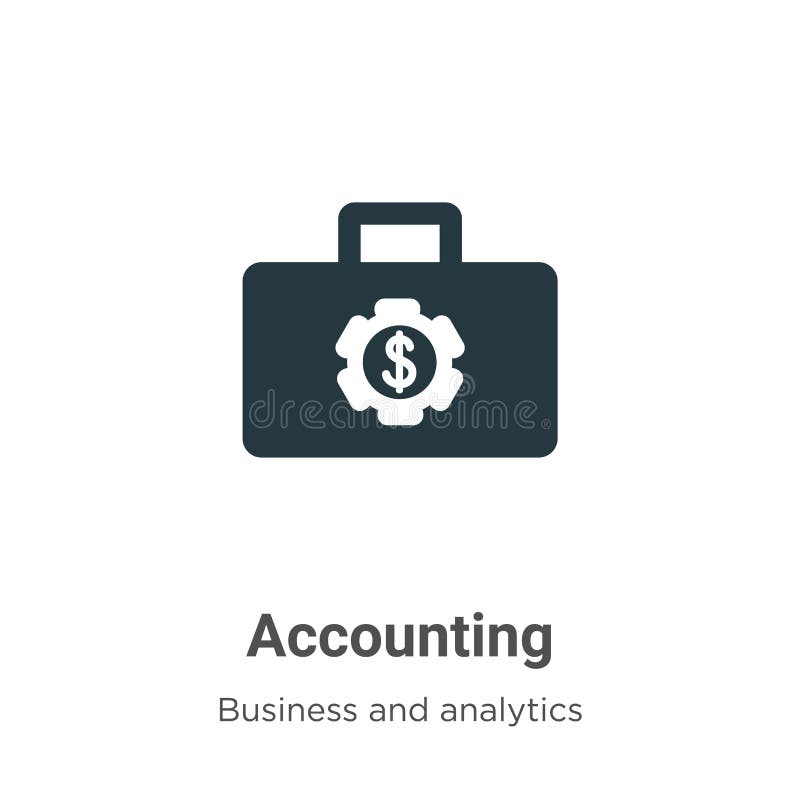 Accounting Icon in Filled, Thin Line, Outline and Stroke Style. Vector ...