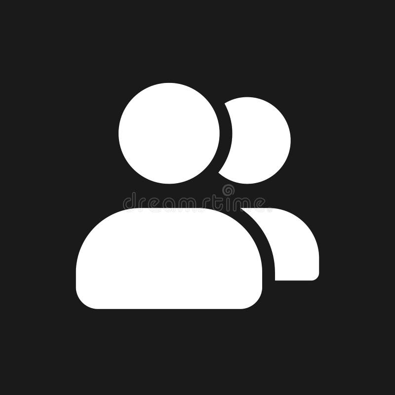 Accounts Changing Dark Mode Glyph Ui Icon Stock Vector - Illustration ...