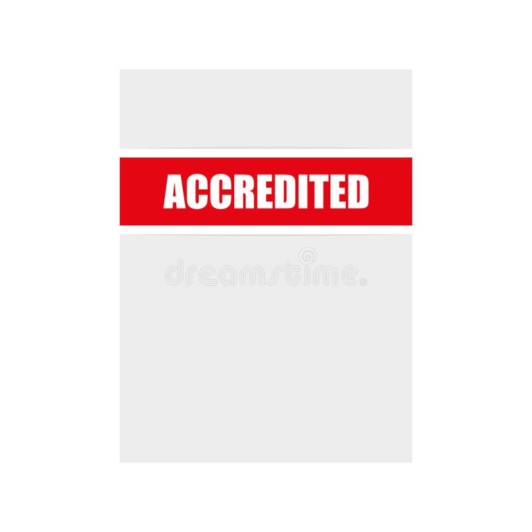 Accreditation Day paper stock vector. Illustration of official - 320042810