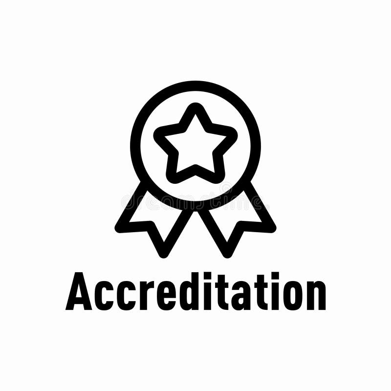 Accreditation Property Vector Information Sign Stock Illustration ...