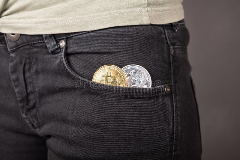Accumulation of Bitcoins,the Main Currency of the World Stock Image ...