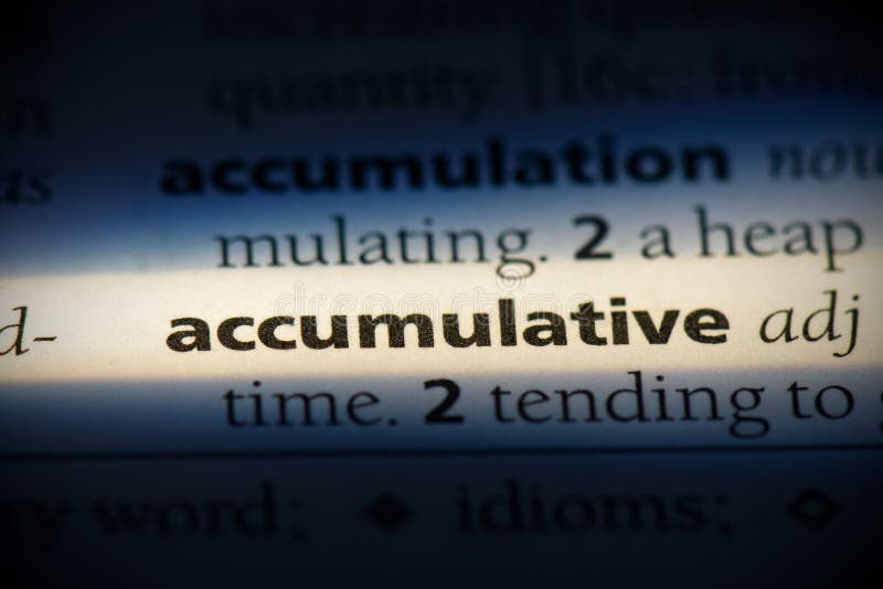 Accumulative stock photo. Image of word, linguistic - 161576318