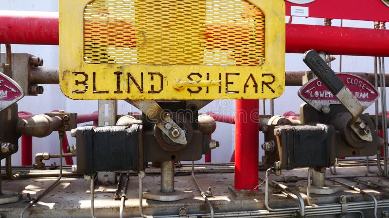 Accumulator Unit Koomey Surface BOP Control Stock Footage - Video of ...