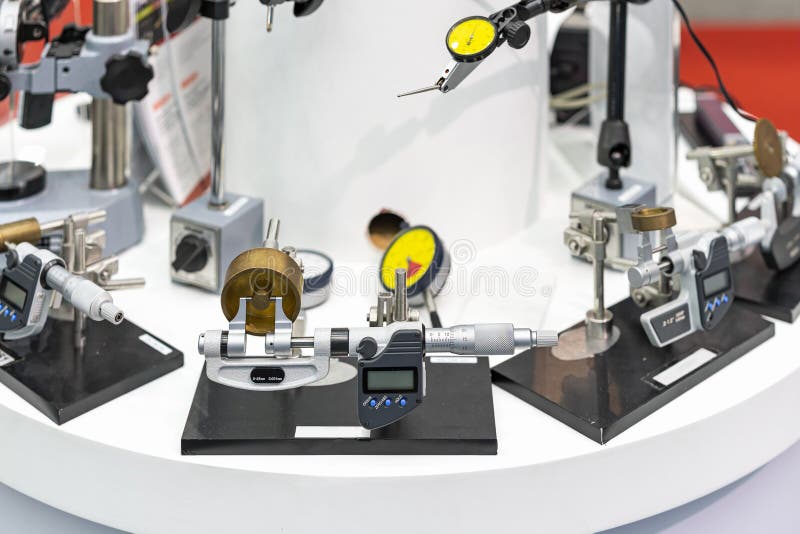 Dimension Inspection with CMM Stock Image - Image of industrial ...