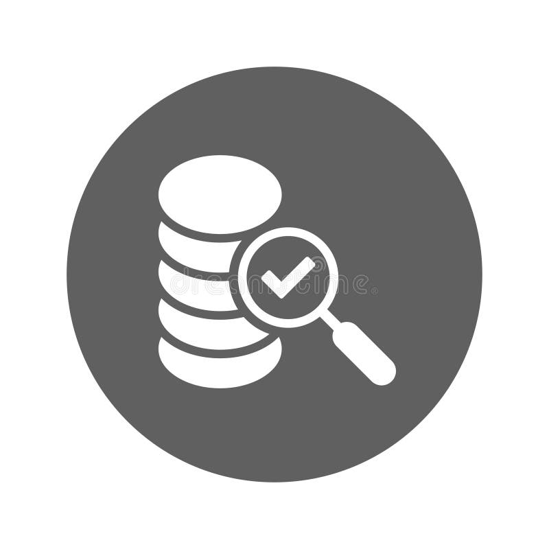 Accuracy, Veracity, Audit Icon Stock Illustration - Illustration of ...