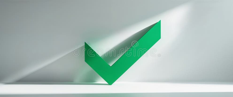 Accurate Answer Verified with Green Check Mark Stock Image - Image of ...