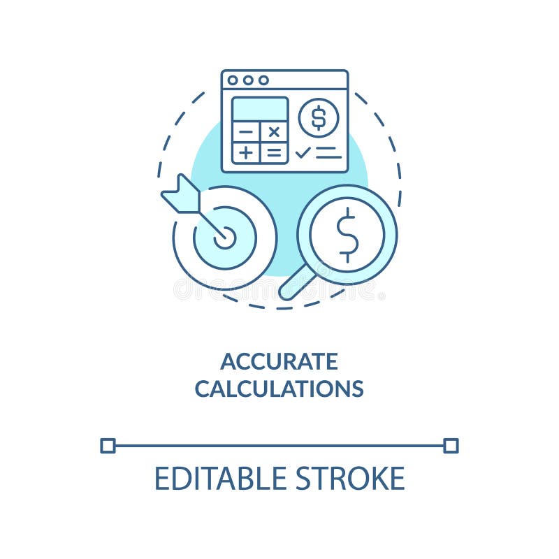 Accurate Calculations Stock Illustrations – 181 Accurate Calculations ...
