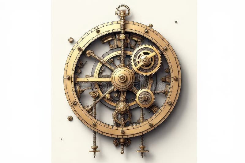 Accurate Chronometer Mechanism Watch Stock Illustration - Illustration ...