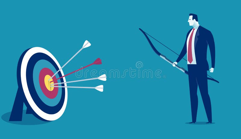 Accurate Hit. Perfect Performance Stock Vector - Illustration of ...