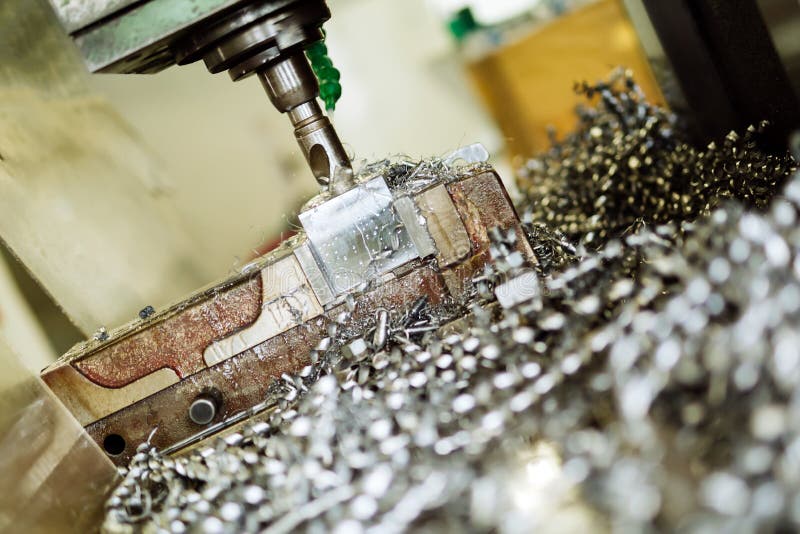 Accurate metal boring stock image. Image of engineering - 104131257