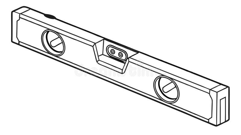 Accurate Spirit Level for Precision Measurement, Vector Design ...