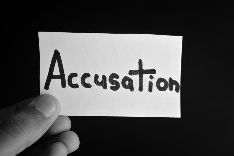 ACCUSATION stock photo. Image of writing, studying, information - 373567804