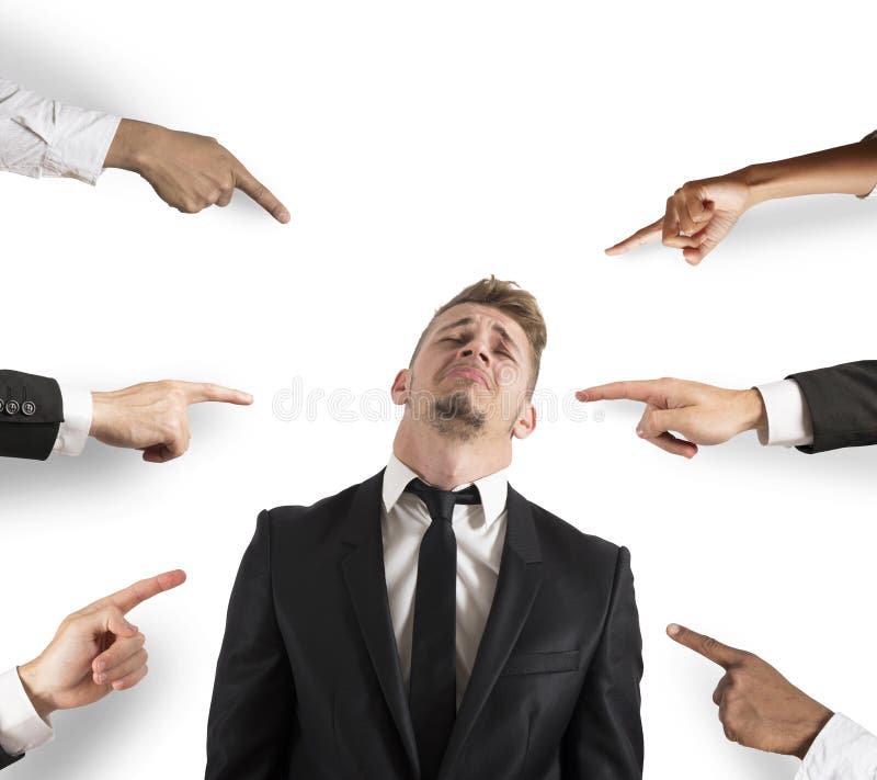Accused businessman stock photo. Image of businessperson - 29385632