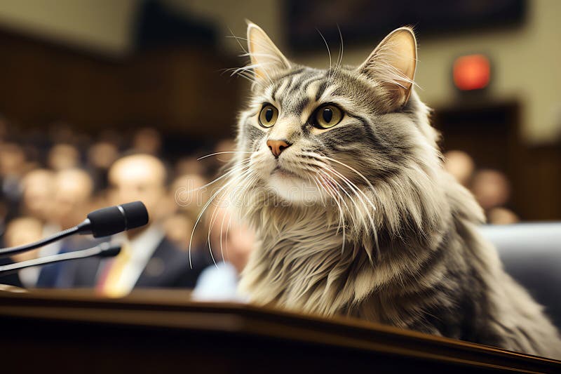 Accused Cat Concept, AI Generated Stock Photo - Image of conceptual ...