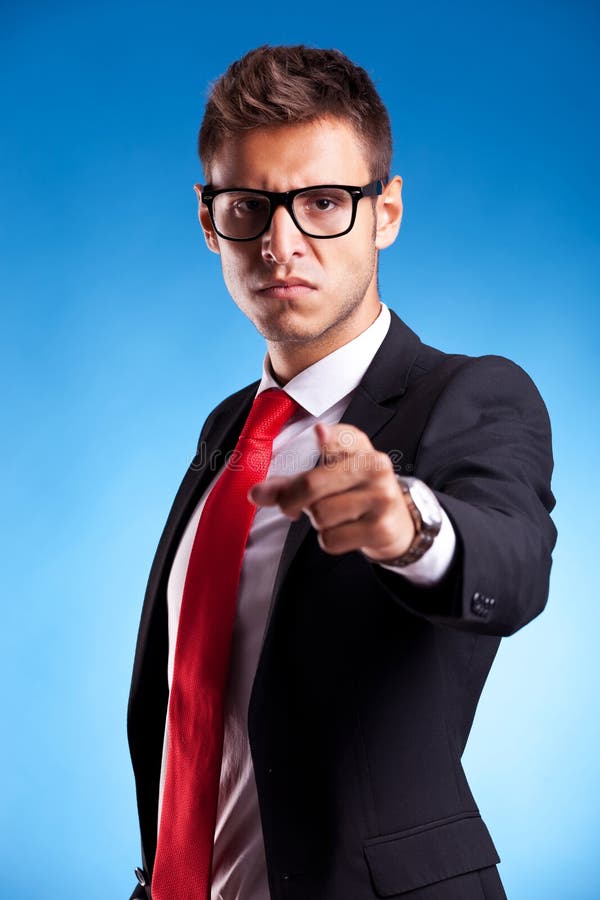 Pointing accusing finger stock photo. Image of portraiture - 14064940
