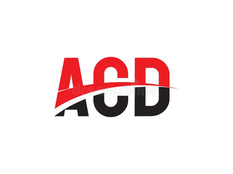ACD Letter Initial Logo Design Vector Illustration Stock Vector ...