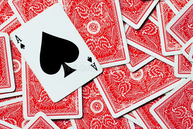 Ace card stock photo. Image of textures, gambling, harts - 18573260