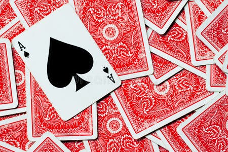 Ace card stock photo. Image of textures, gambling, harts - 18573260