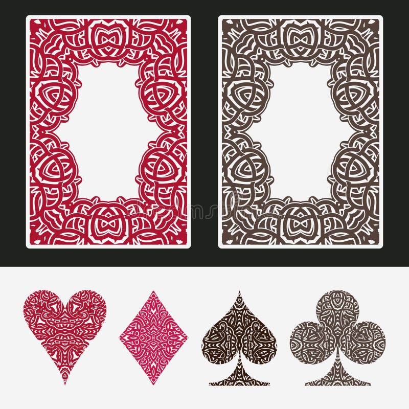 Ace Card Celtic Ornament stock vector. Illustration of decorative ...