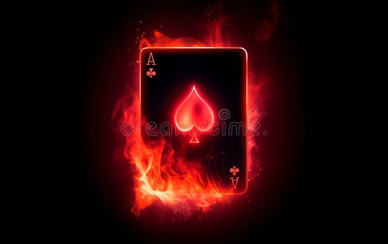 Ace Of Spades On Fire