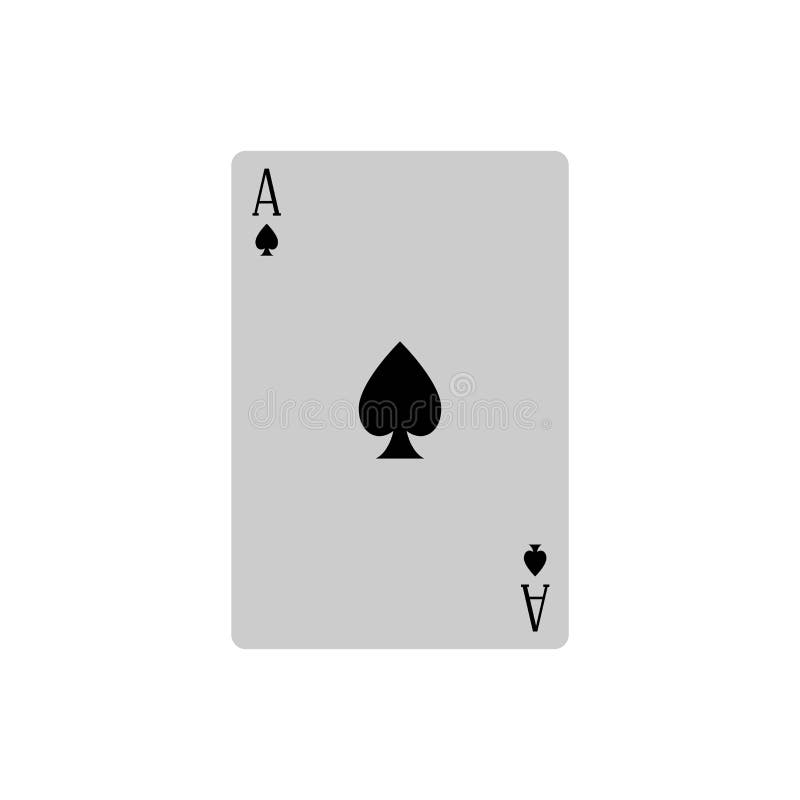Ace Card Logo Vector Template Stock Vector - Illustration of objects ...