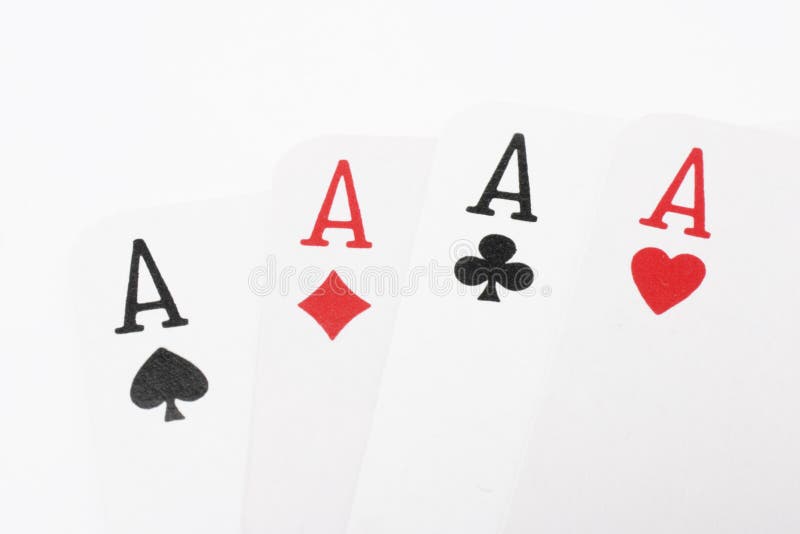Ace Cards stock image. Image of pastime, luck, aces, playing - 2436543