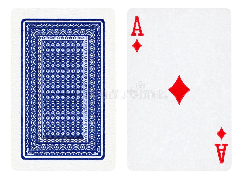 Ace of Diamonds - Playing Cards Isolated Stock Photo - Image of ...