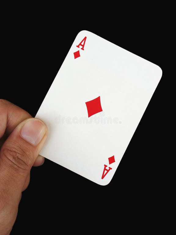 Ace in hand stock image. Image of game, card, diamond, gamble - 70525
