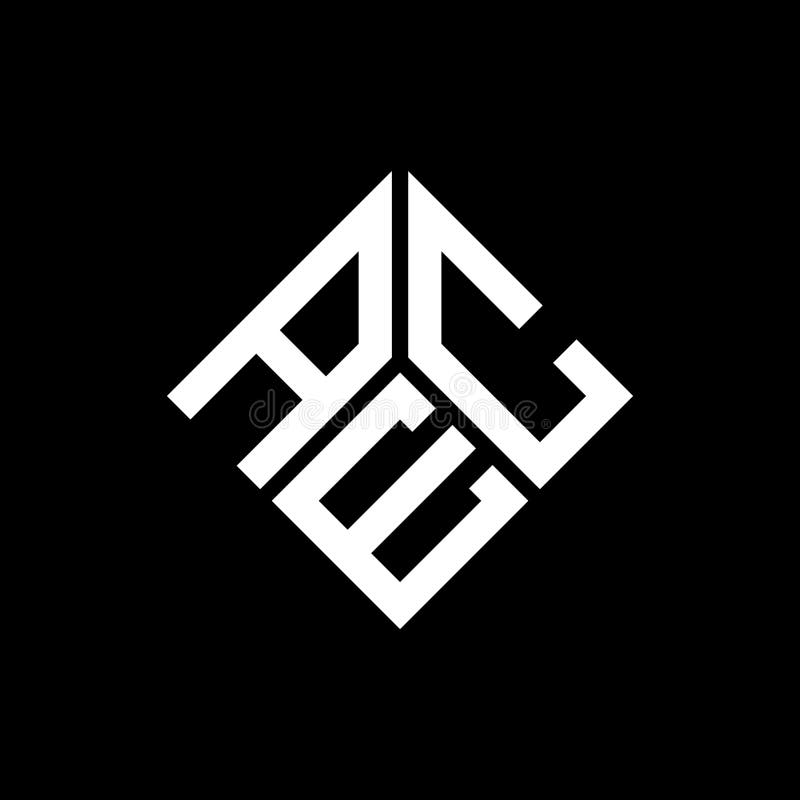 ACE Letter Logo Design on Black Background. ACE Creative Initials ...