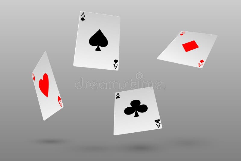 Ace playing cards stock illustration. Illustration of poker - 165514964