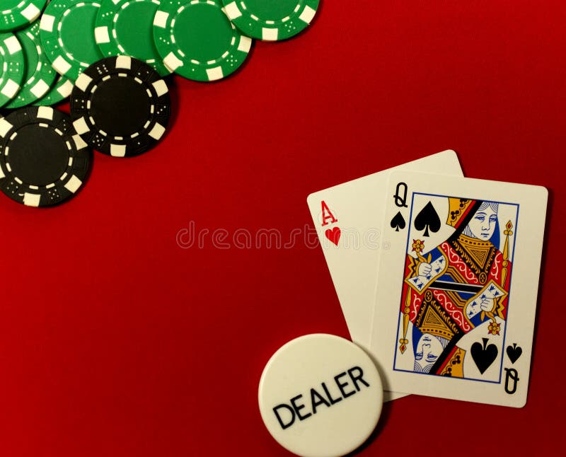 Ace Queen Offsuited on the Button Stock Photo - Image of lose, hand ...