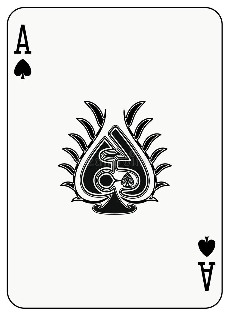 Spade Ace Playing Card Stock Illustrations – 8,938 Spade Ace Playing Card Stock Illustrations ...