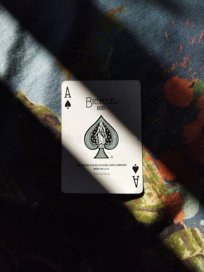 Ace of Spade editorial stock photo. Image of advertising - 238520353