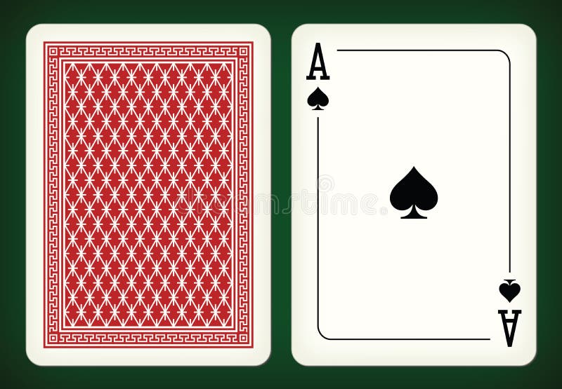 Ace of Spades - Playing Cards Vector Illustration Stock Vector ...