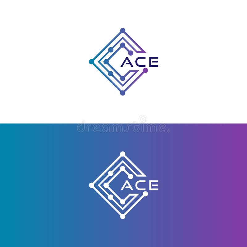 Ace Tech Initial Logo Design Icon for Technology, Digital, Tech ...