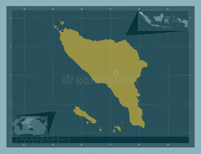 Aceh, Indonesia. Solid. Capital Stock Illustration - Illustration of ...