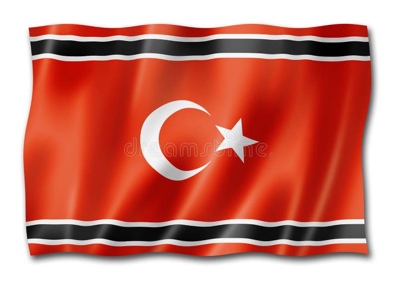 Aceh People Ethnic Flag, Indonesia Stock Illustration - Illustration of ...