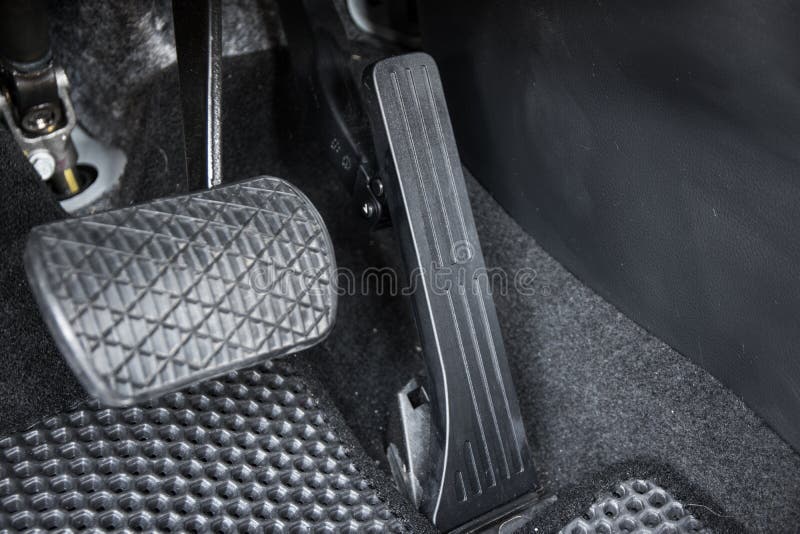 Embreagem E Acelerador Do Pedal Do Carro Embreagem, Freio, Acelerador ...