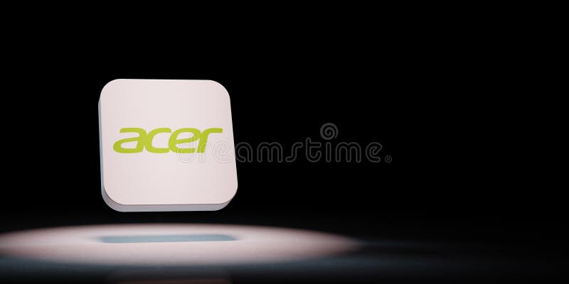 Acer App Icon Spotlighted on Black Background Editorial Photography ...
