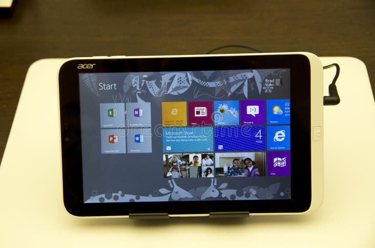 Acer pad tablet editorial photo. Image of brand, acer - 38881776