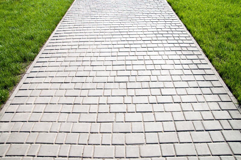 Acera Con Los árboles Florecientes Foto de archivo - Imagen de aceras ...