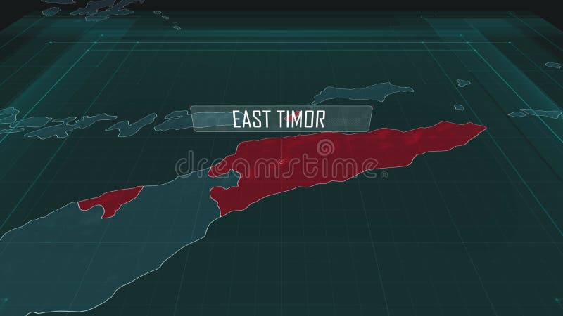 Acercar Al Mapa De Timor Oriental Con Texto Y Sin Texto Metrajes ...