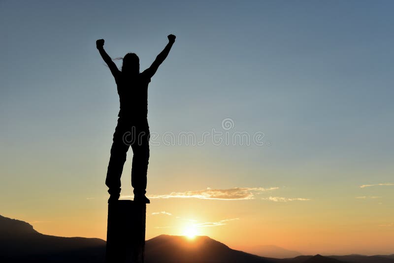 Persona Acertada, Resuelta Y Desafiadora Imagen de archivo - Imagen de ...