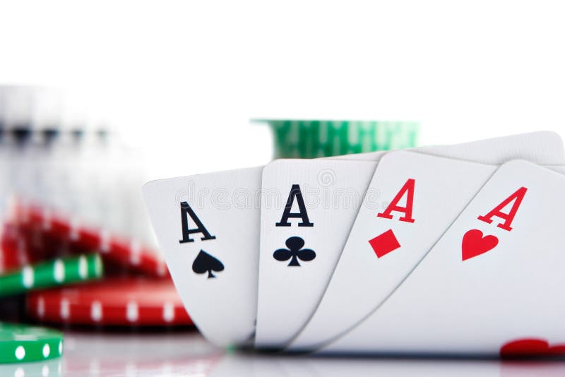 Pocket Aces stock photo. Image of pair, hold, probability - 2100706