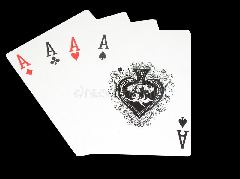 Four Aces stock photo. Image of play, money, betting, green - 1388652