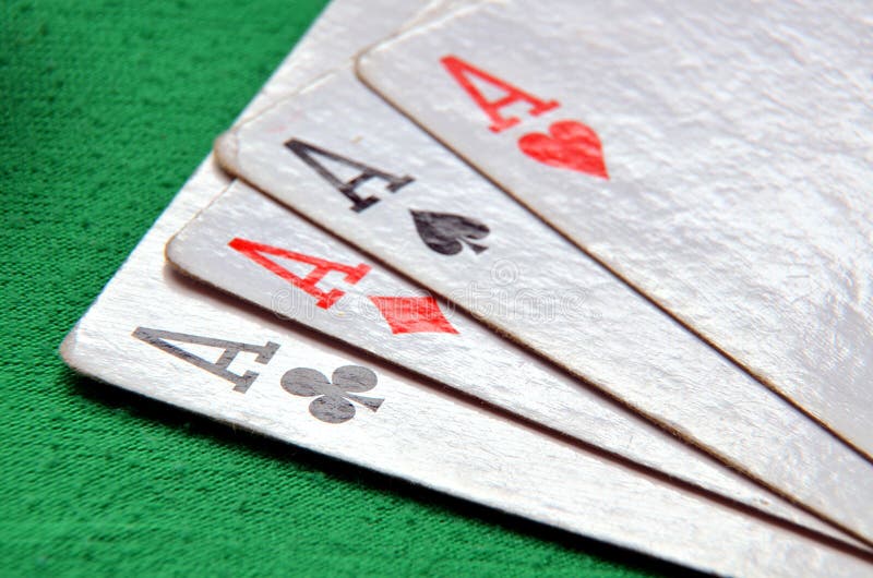 Aces cards detail stock photo. Image of casino, aces - 49349948